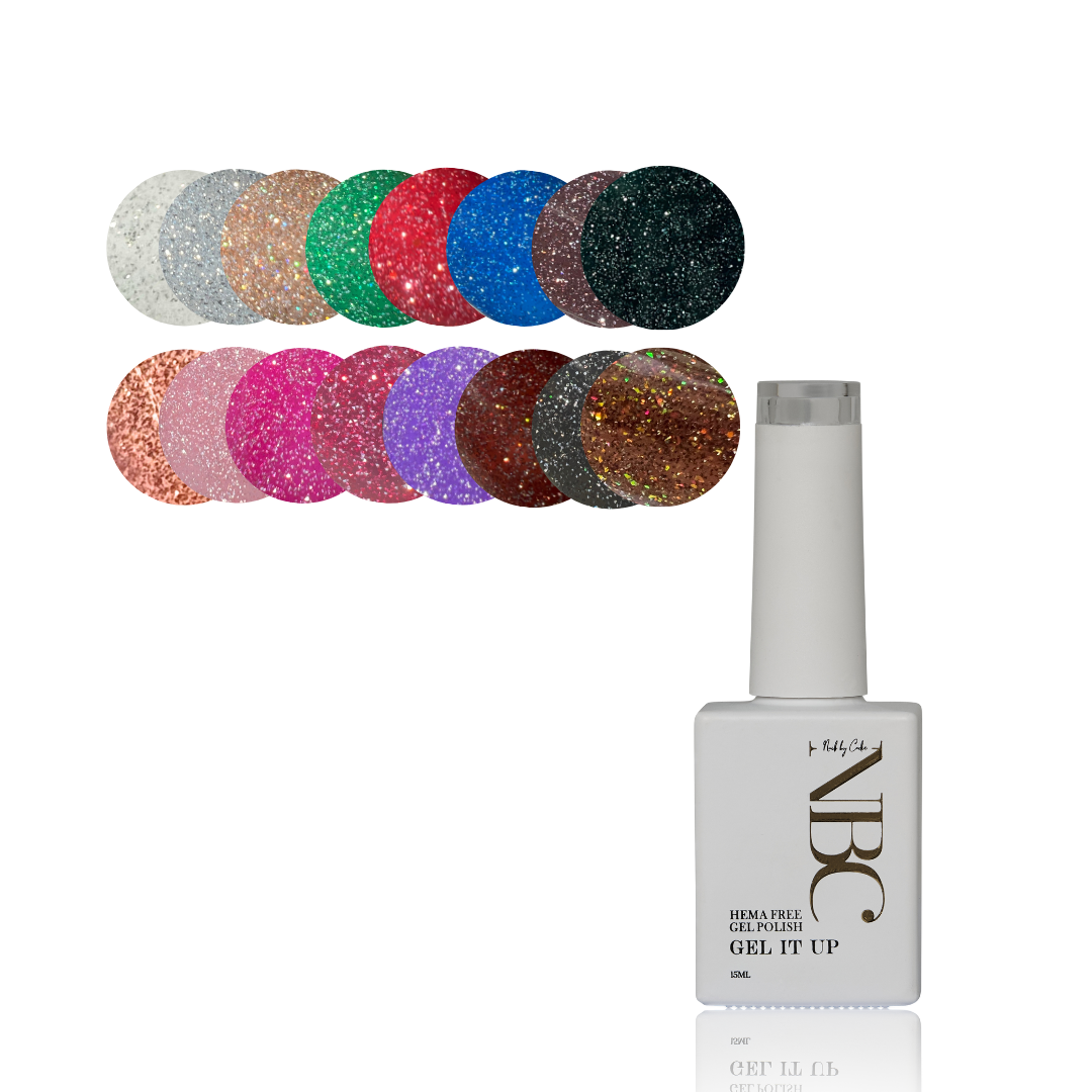 “Gel It Up" Gel Polish - Complete Glitter Bundle – Nails by Codie